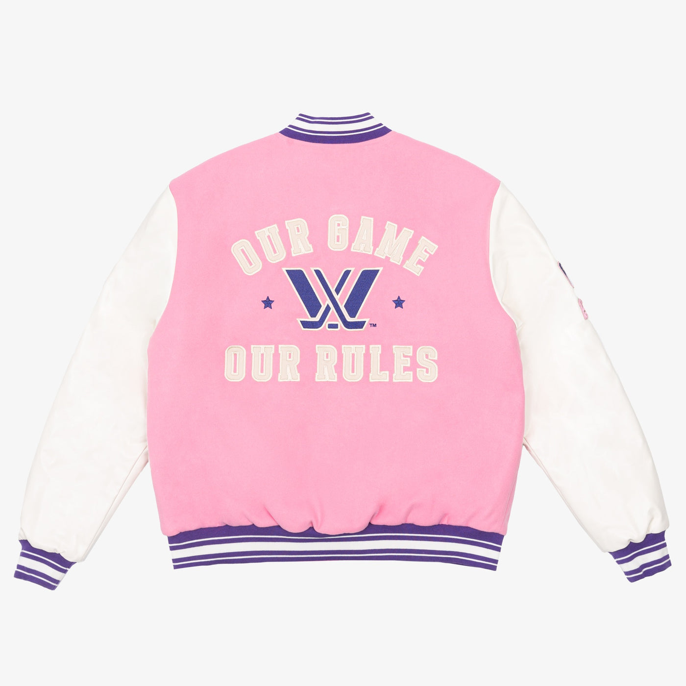 PWHL x Barbie by Peace Collective Adult Letterman Jacket